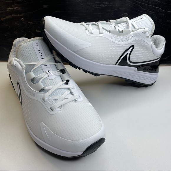 Nike | Shoes | Nike Infinity Pro 2 Golf Shoes White Black Photon Dust ...
